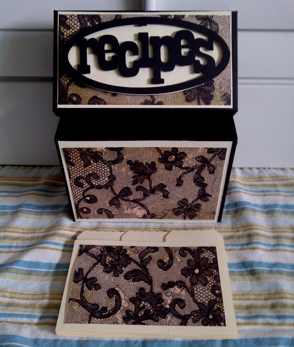 Recipe Box - Black Lace on Luulla